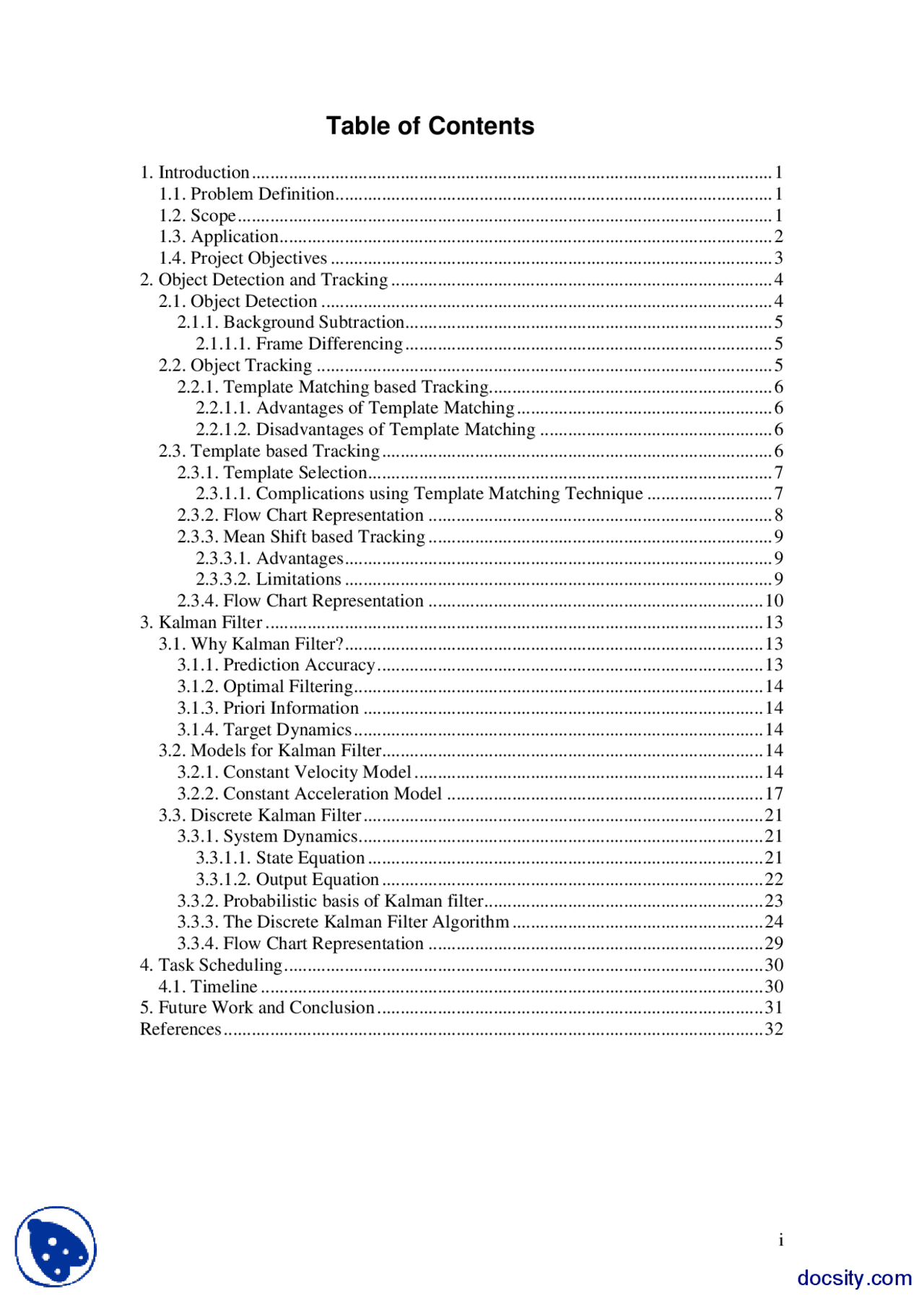 Object Detection In Video-Implementation and Applications In Computer Sciences-Project Report ...
