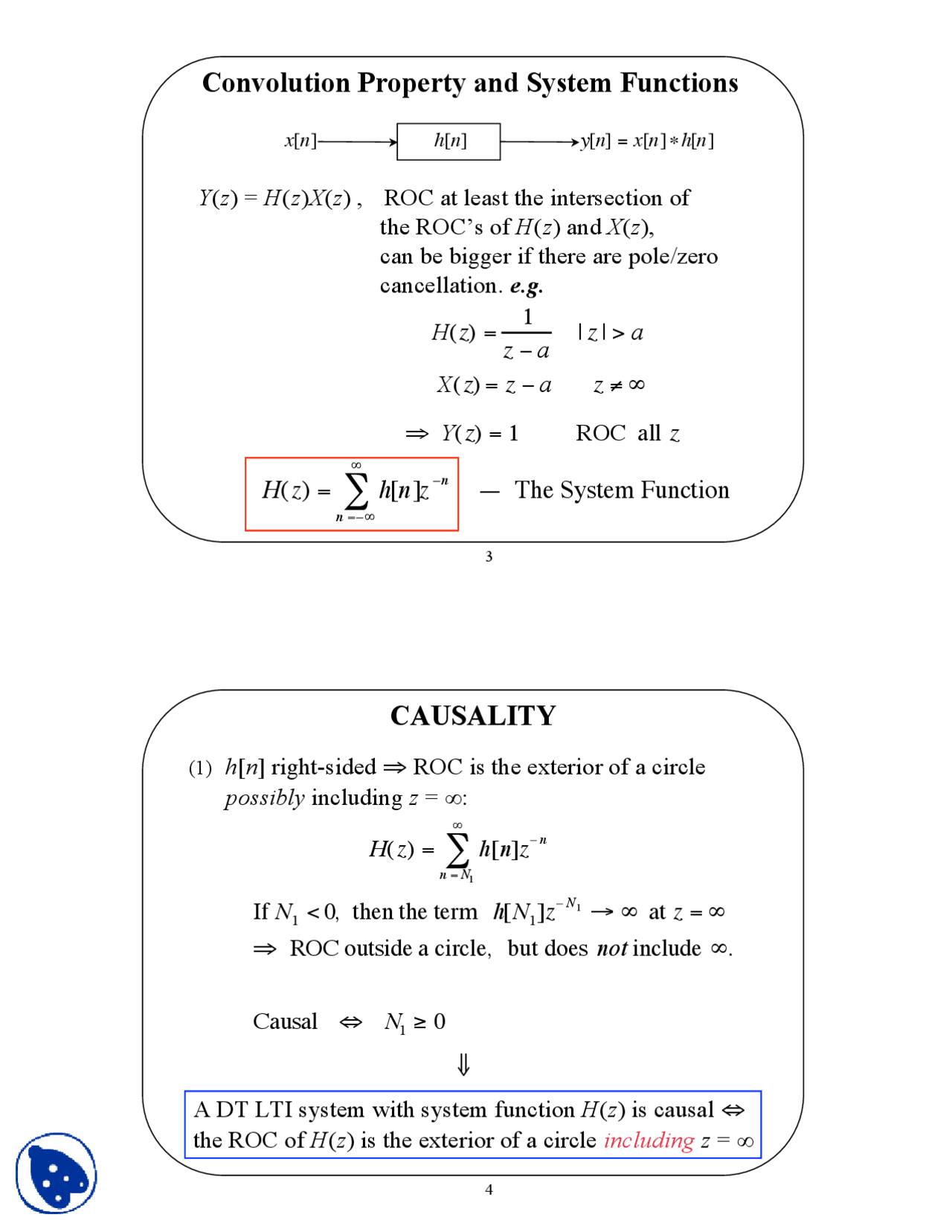 Causality Theory Of Signals And Systems Lecture Slides Docsity