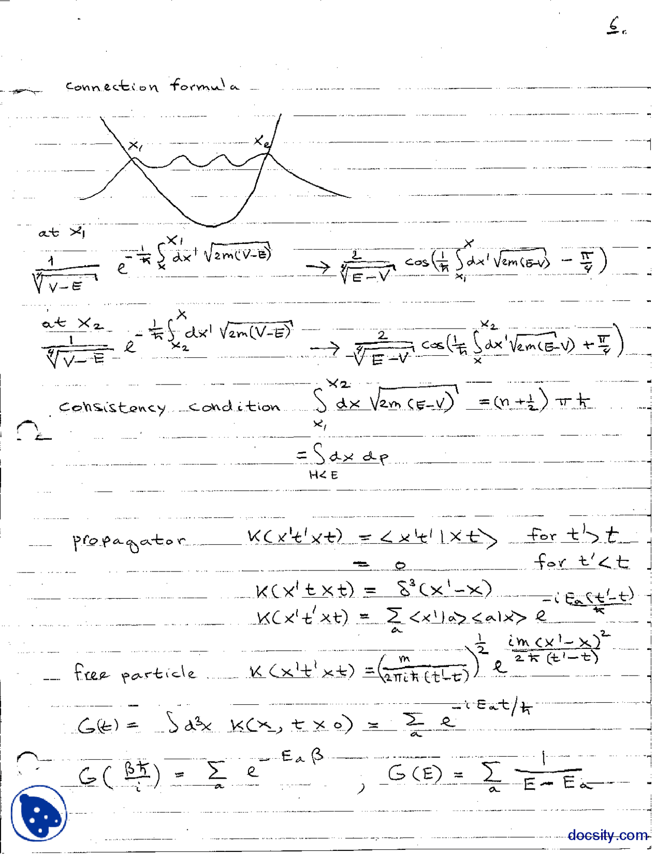 Connection Formula-Classical and Relativistic Mechanics-Lecture Handout - Docsity