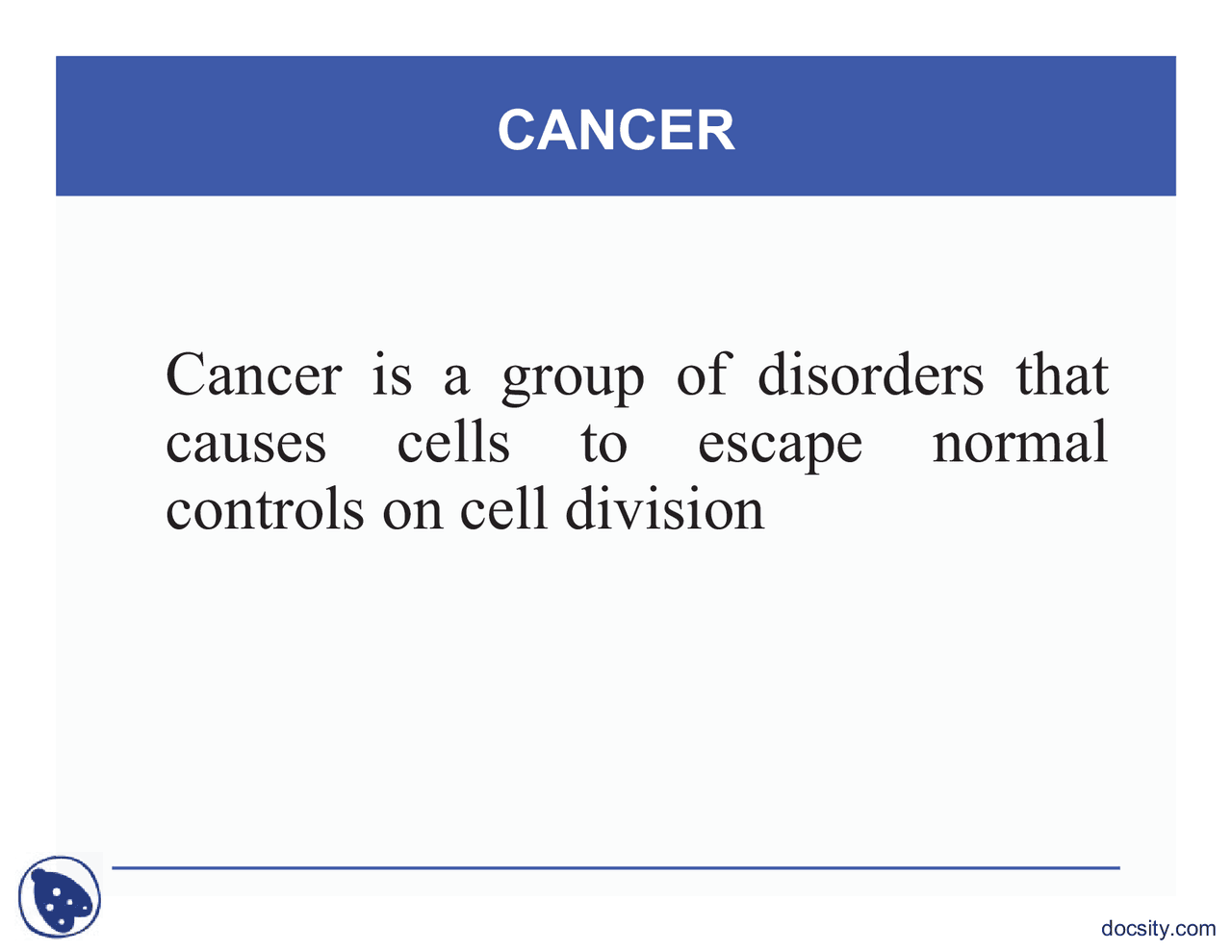 Cancer Botany Lecture Slides Docsity