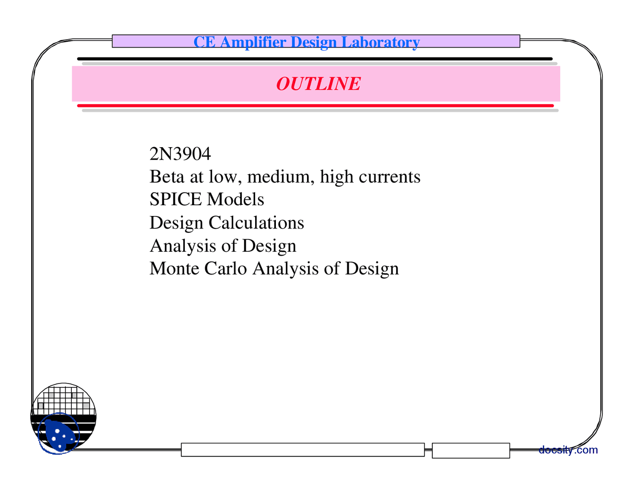 Common Emitter Amplifire Basic Electronics Lab Mannual Docsity