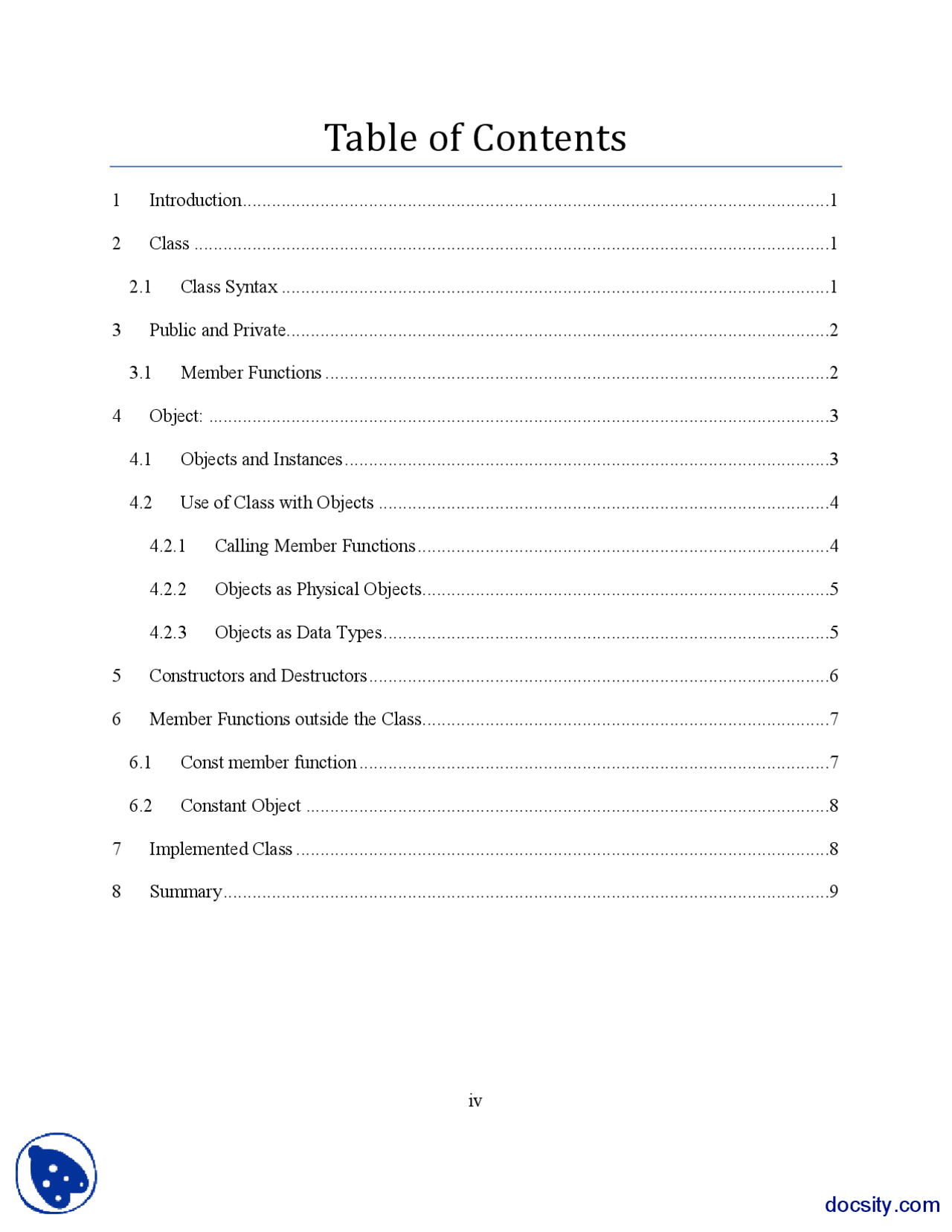 Classes Enterprise Applicatio Development Lecture Handout Docsity