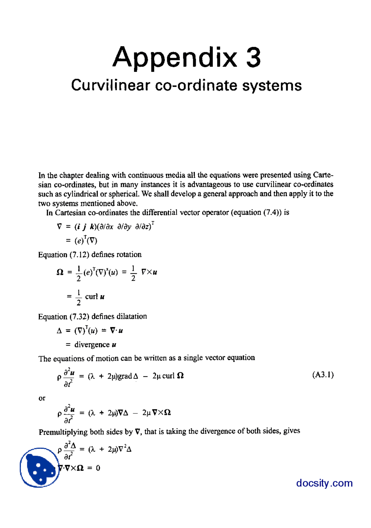 Lagrange's Equation I-Advanced Engineering Dynamics-Lecture Handout - Docsity
