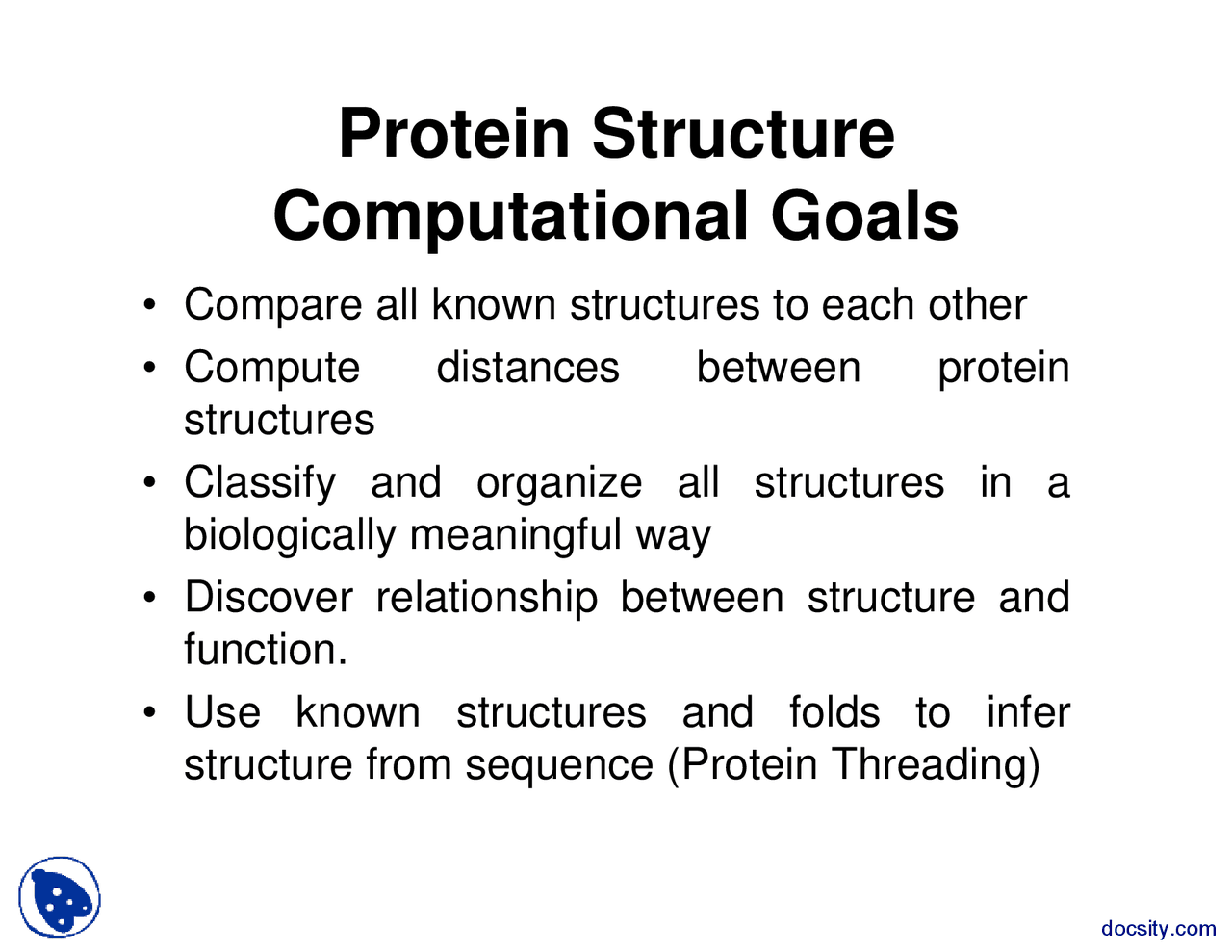 Building Protein Motifs And Models Proteomics Lecture Slides Docsity