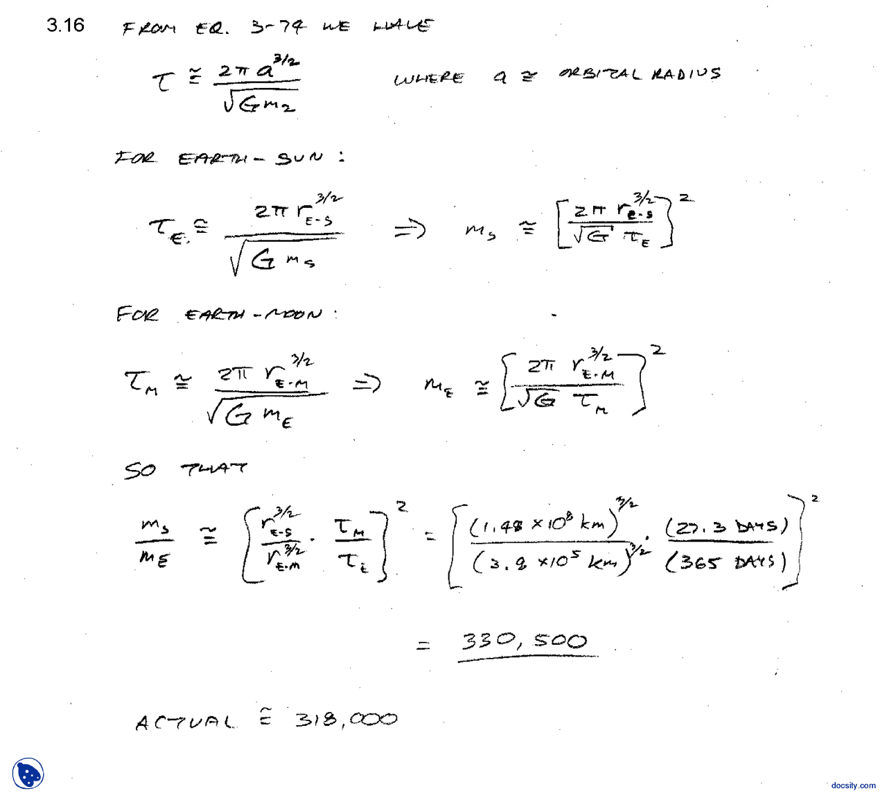 Orbital Radius Quantum Physics Sloved Assignment Problems Docsity