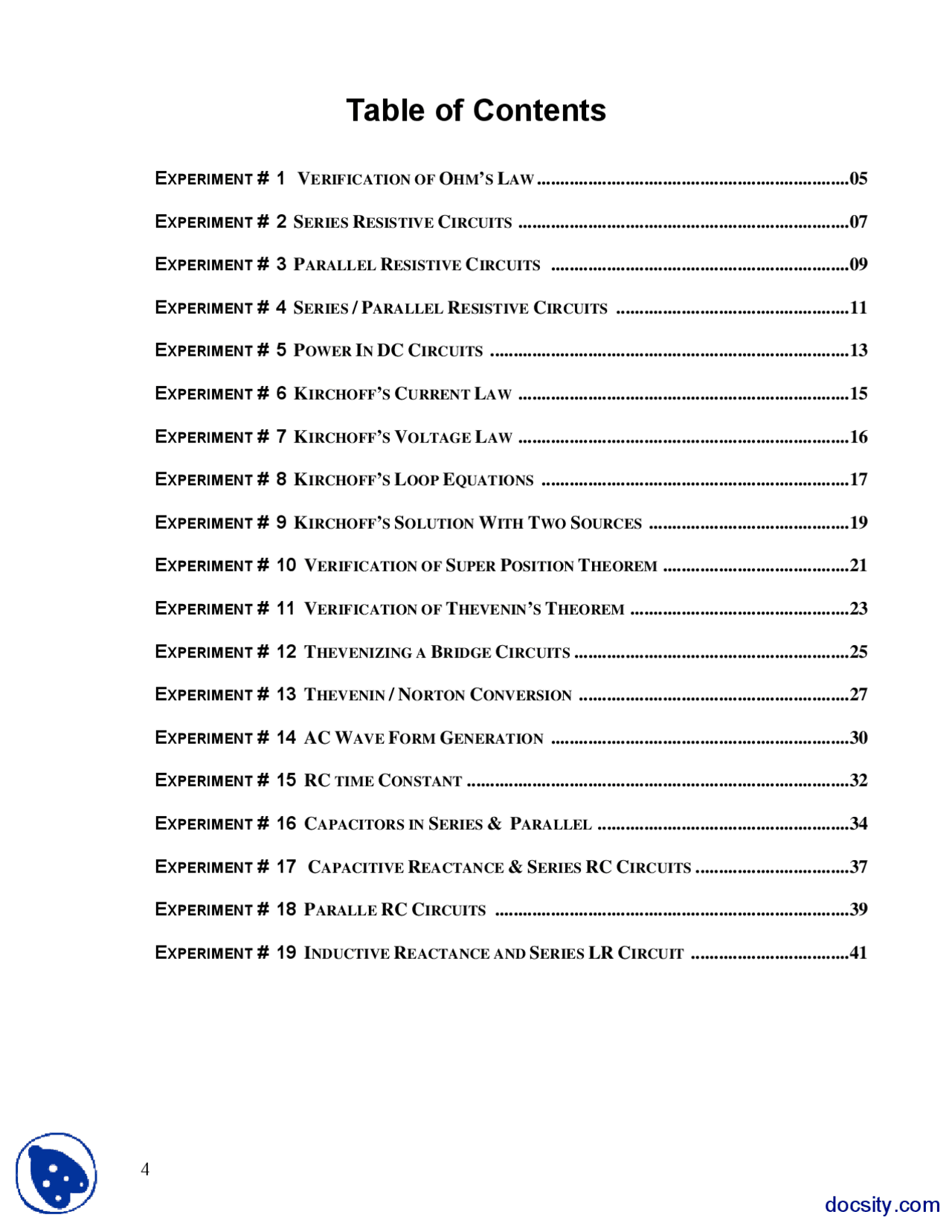 Basic Electrical Engineering Fundementals Basic Electronics Lab Mannual
