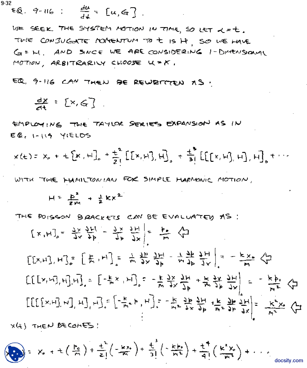 Hamiltonion Form Part 3-Advanced Quantum Physics-Sloved Assignment Problems - Docsity