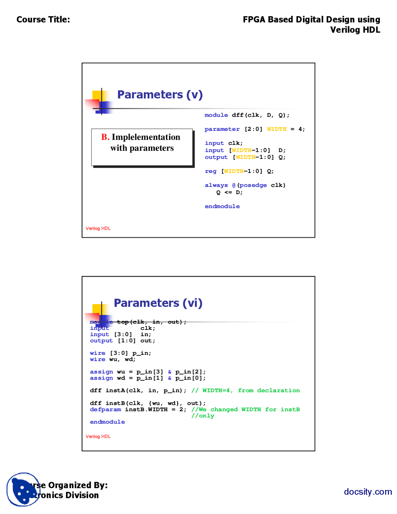 Procedural Statements Verilog Hdl And Fpgas Lecture Slides Docsity 3097