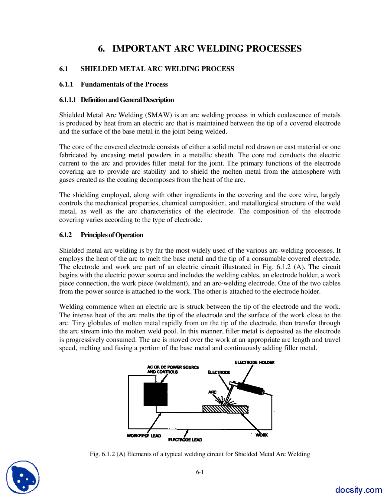 Arc Welding-Welding-Lecture Handouts-Lectrue Handout | Exercises ...