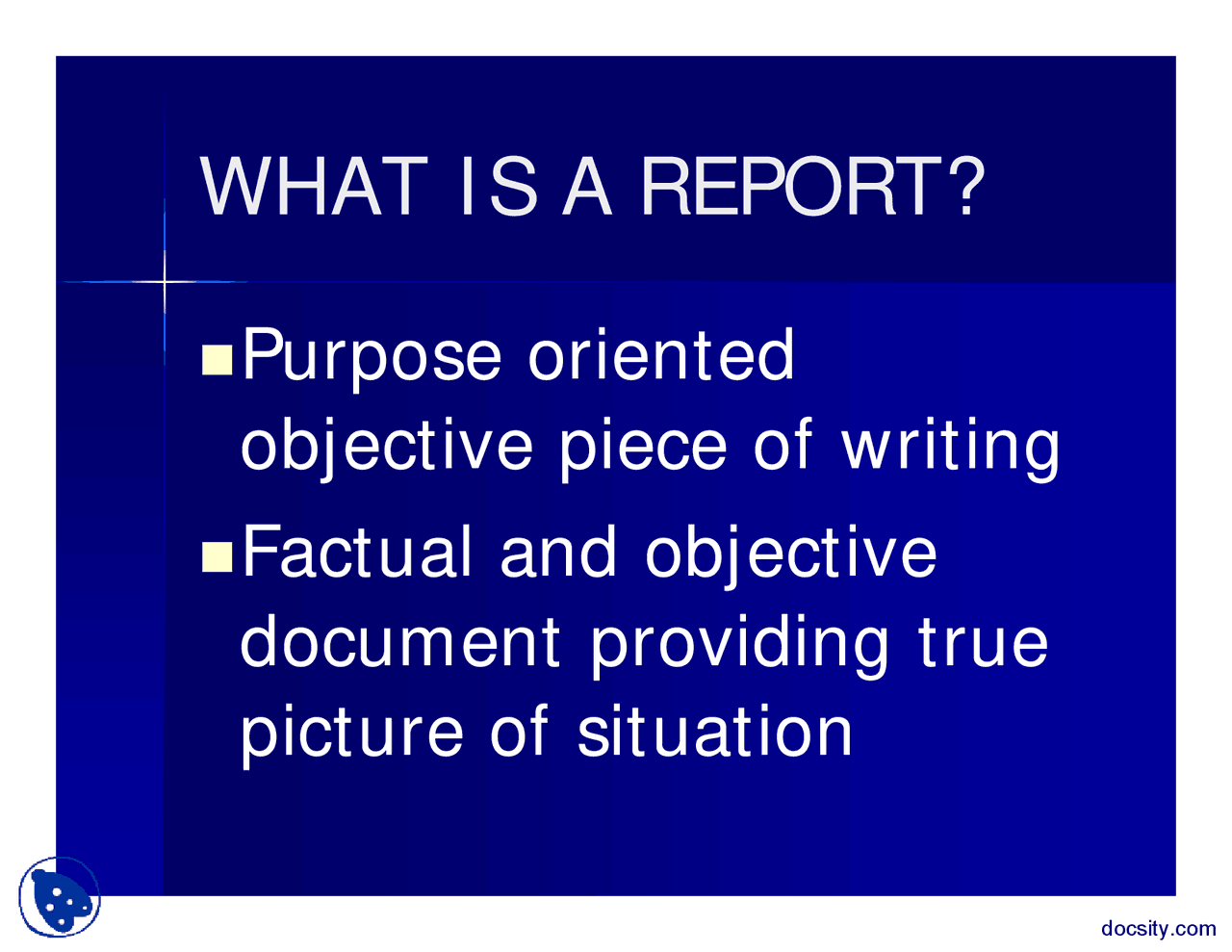 Report Writing Technical Writing Lecture Slides Slides Technical