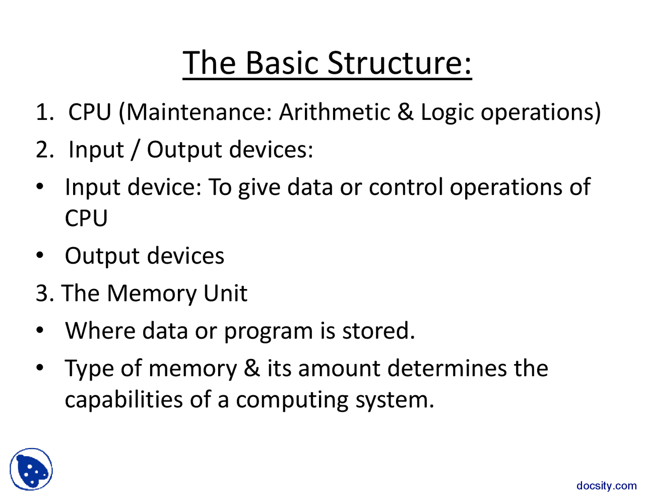 The Basic Structure-Computer Aided Design-Lecture Slides | Slides ...