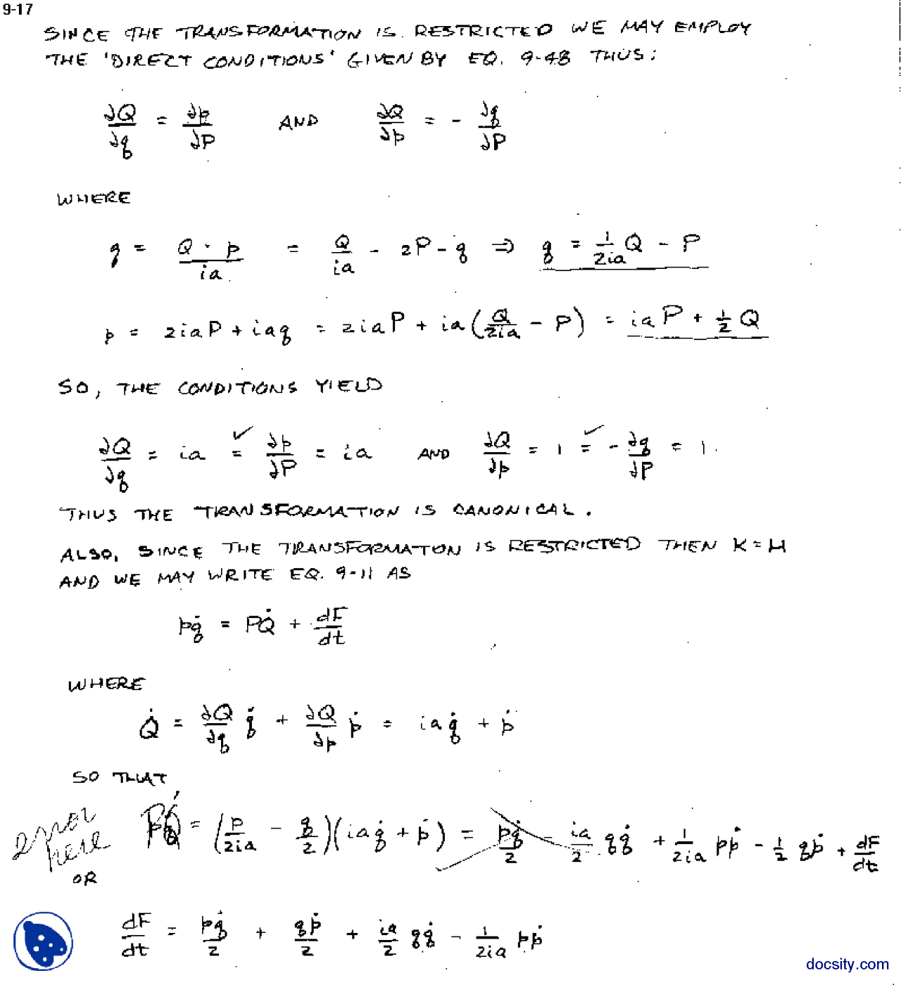 Transformations Part 2 Quantum Physics Sloved Assignment Problems Docsity