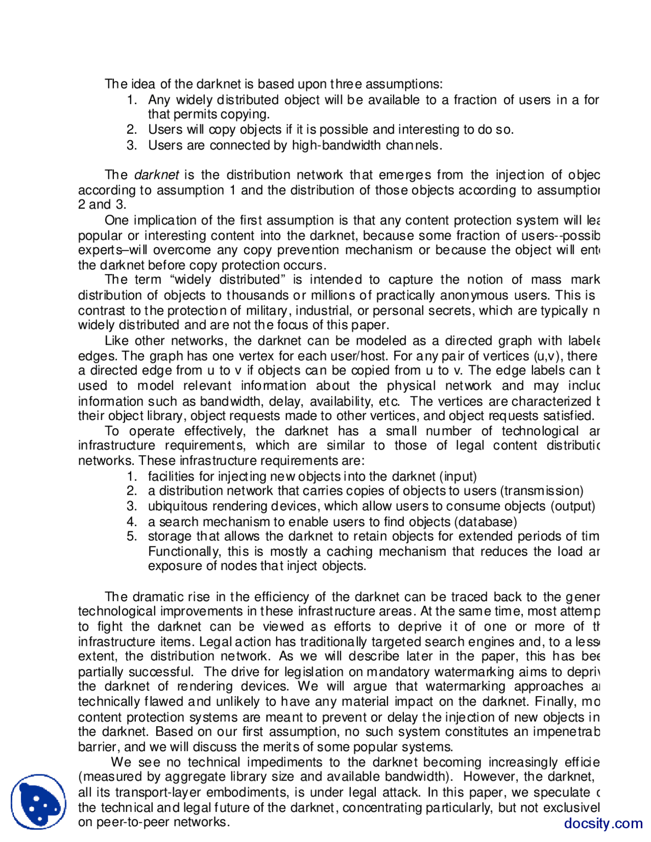 The Darknet and the Future of Content Distribution-Computer Networks ...