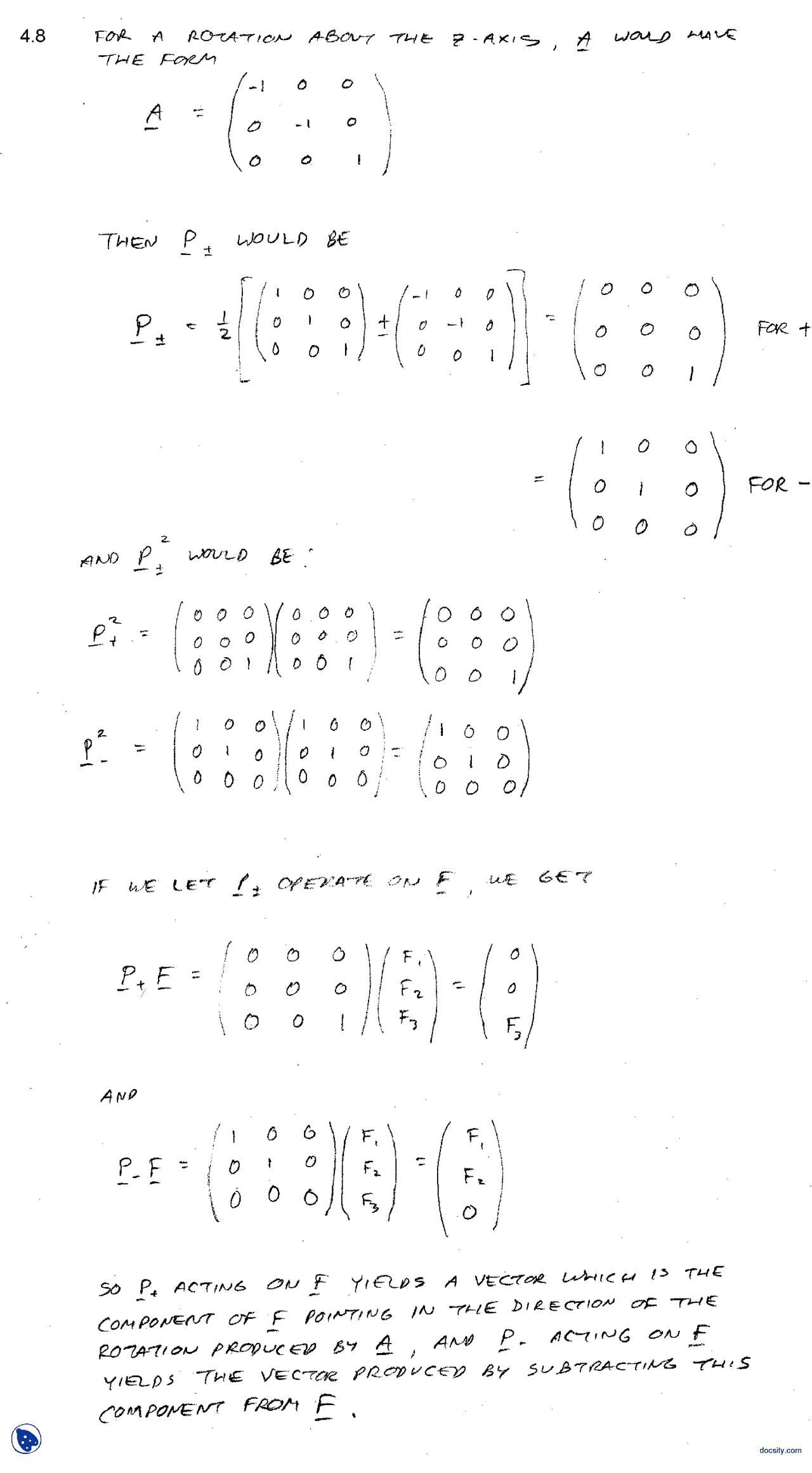 Rotation About Z Axis Quantum Physics Sloved Assignment Problems Docsity
