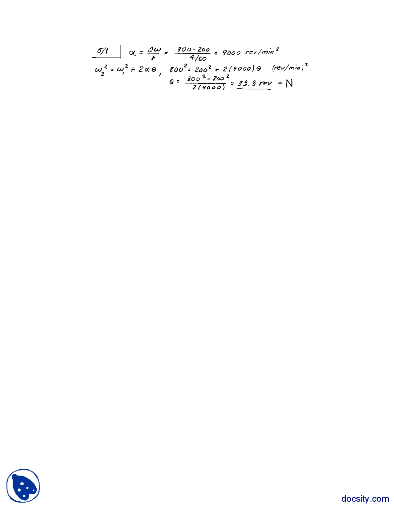Engineering Dynamics 6th Edition Solution Chapter 5 Part 1 Dynamics