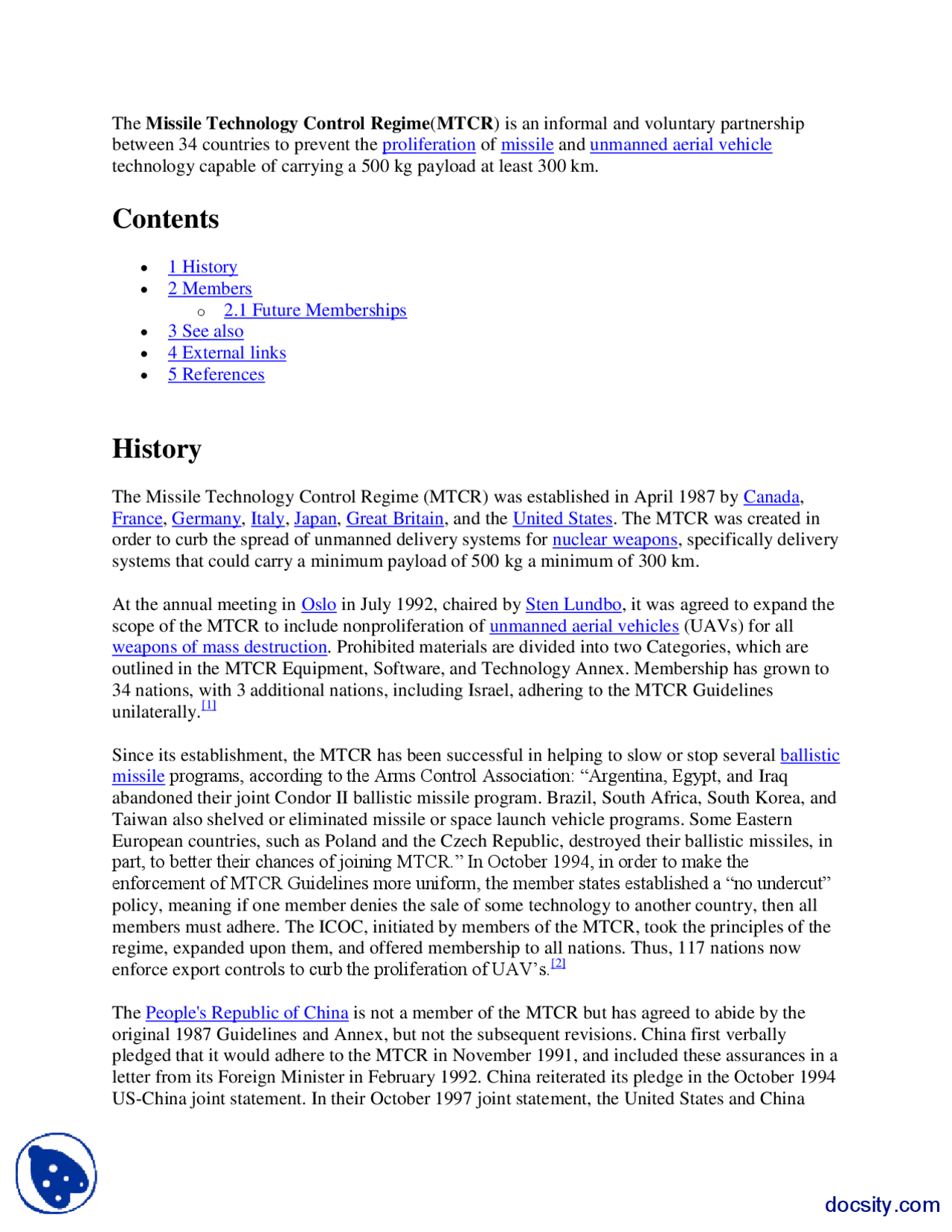 Missile Technology Control Regime-Workshop Practice-Lecture Slides ...