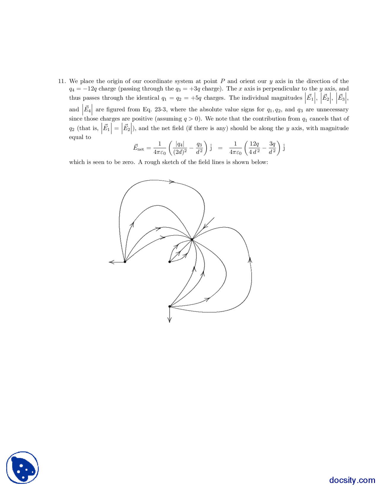 Electrical Engineering Problem with Solution on the Electric Fields ...