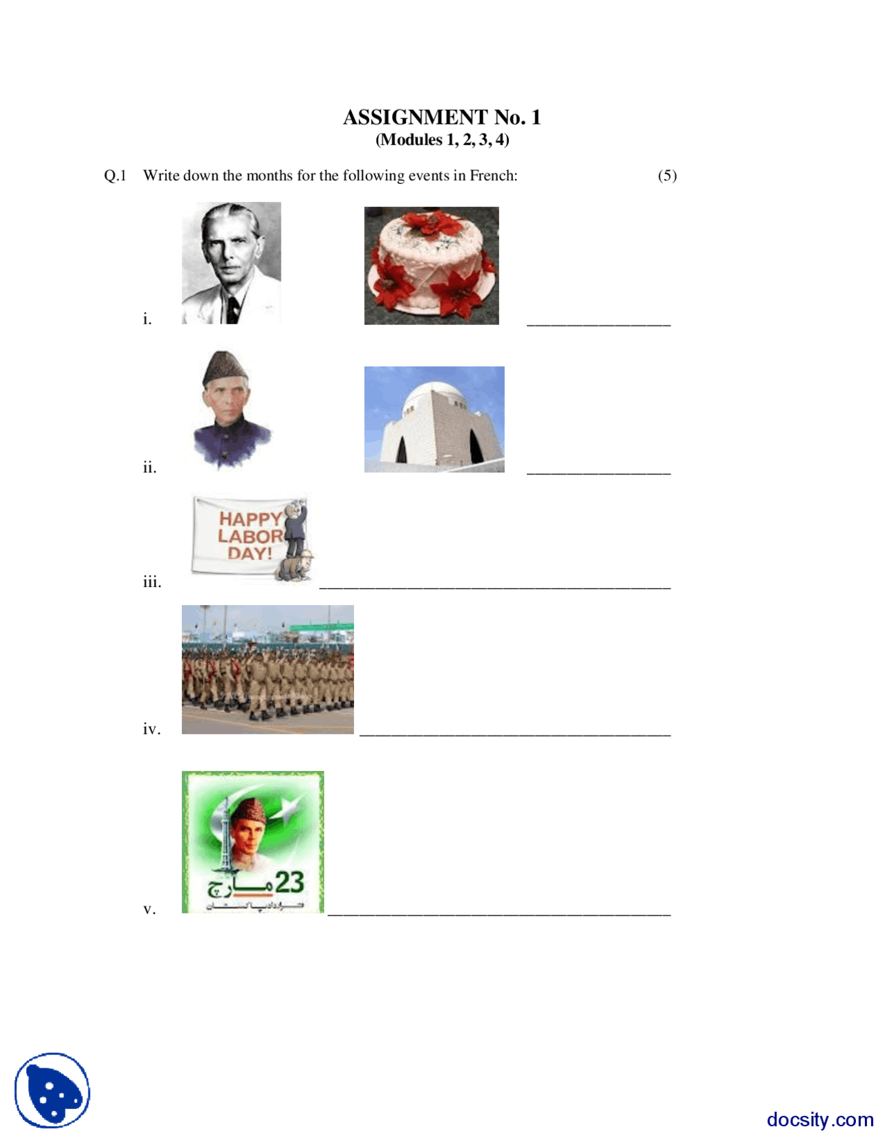 Months In French Learning The French Language Assignment Exercises