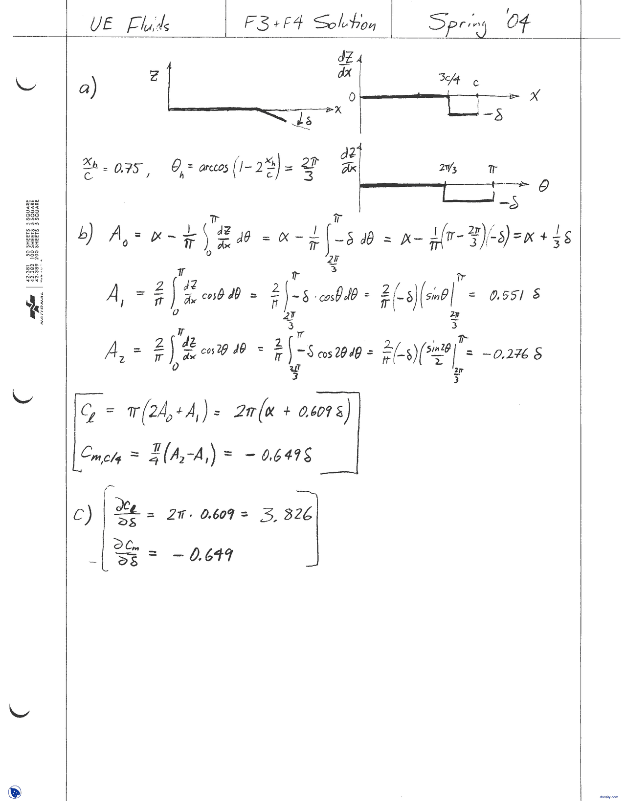 F3 And F4-Fluid Mechanics-Assignment Solution - Docsity