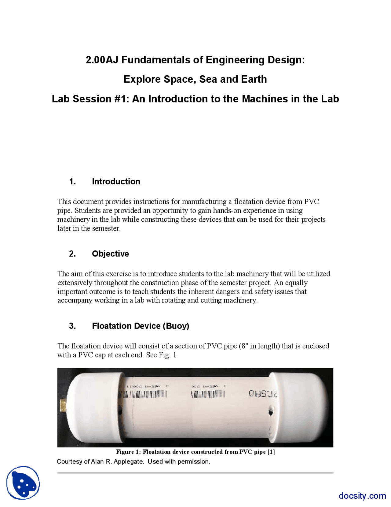 Machines Fundamentals Of Design Lab Handout Docsity