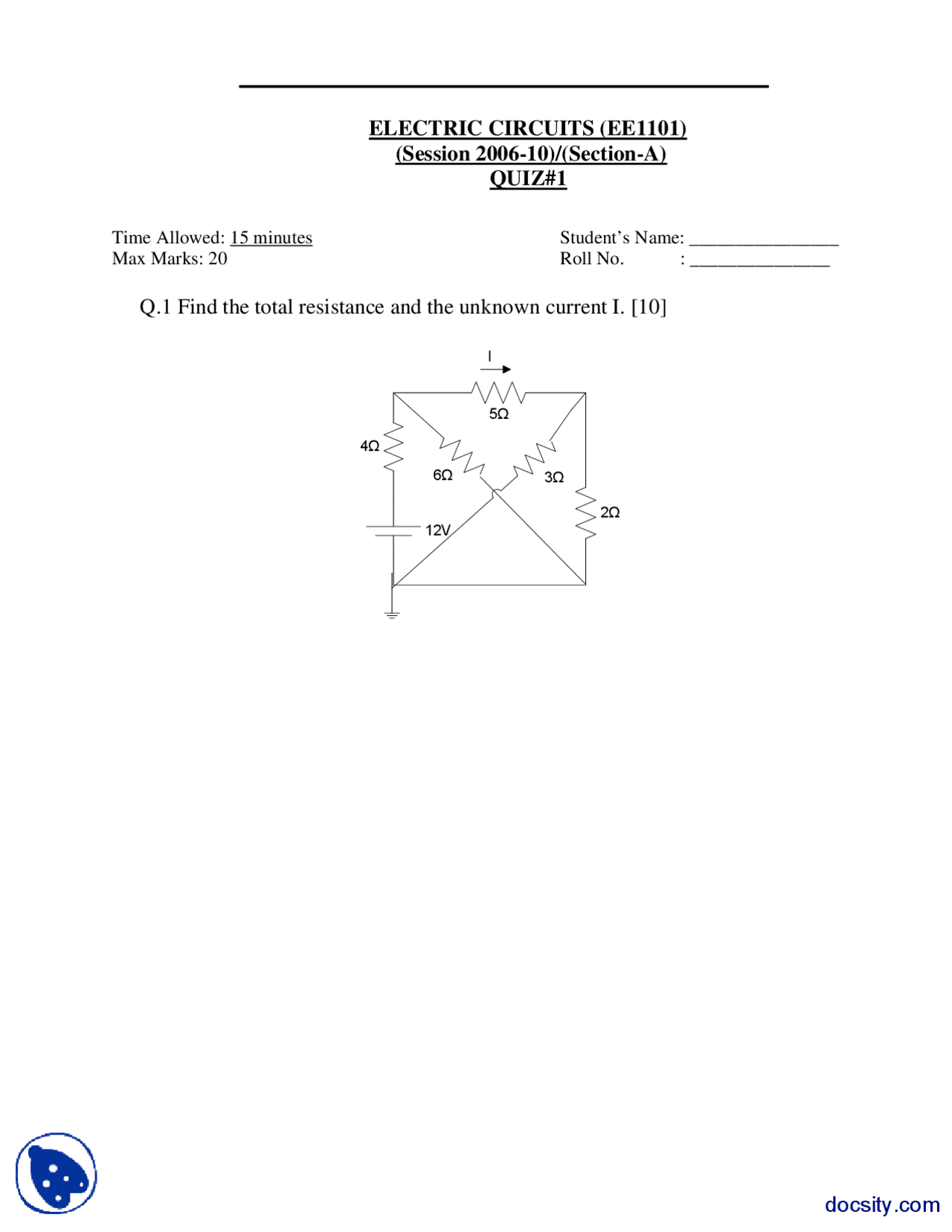 Complicated Series Parallel Circuits-Electrical Circuit And Network ...