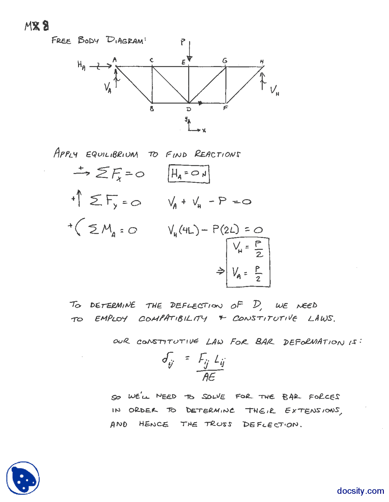 Forces On Bar Part 3 Advanced Unified Engineering Assignment Solution
