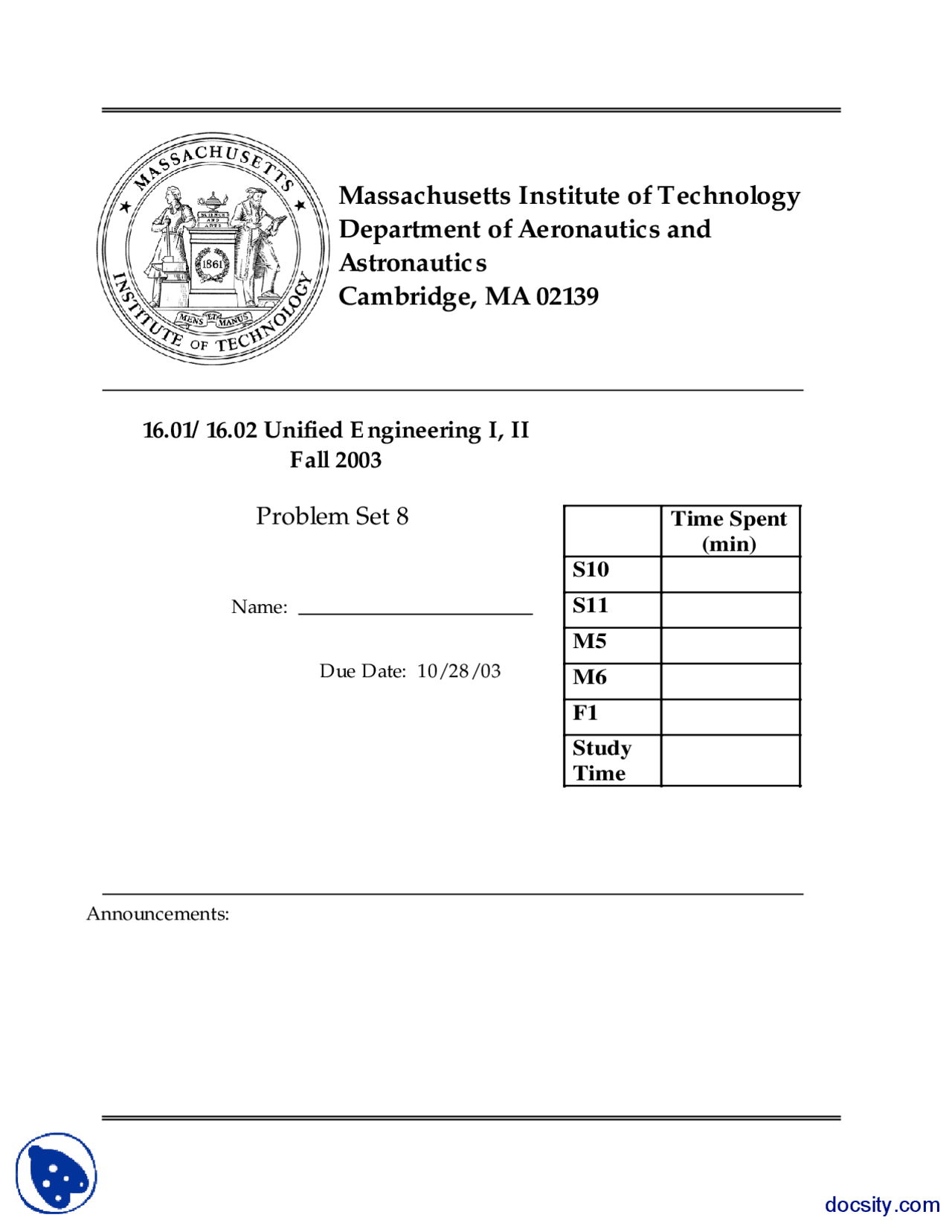 Capacitors And Inductors Advanced Unified Engineering Assignment Docsity