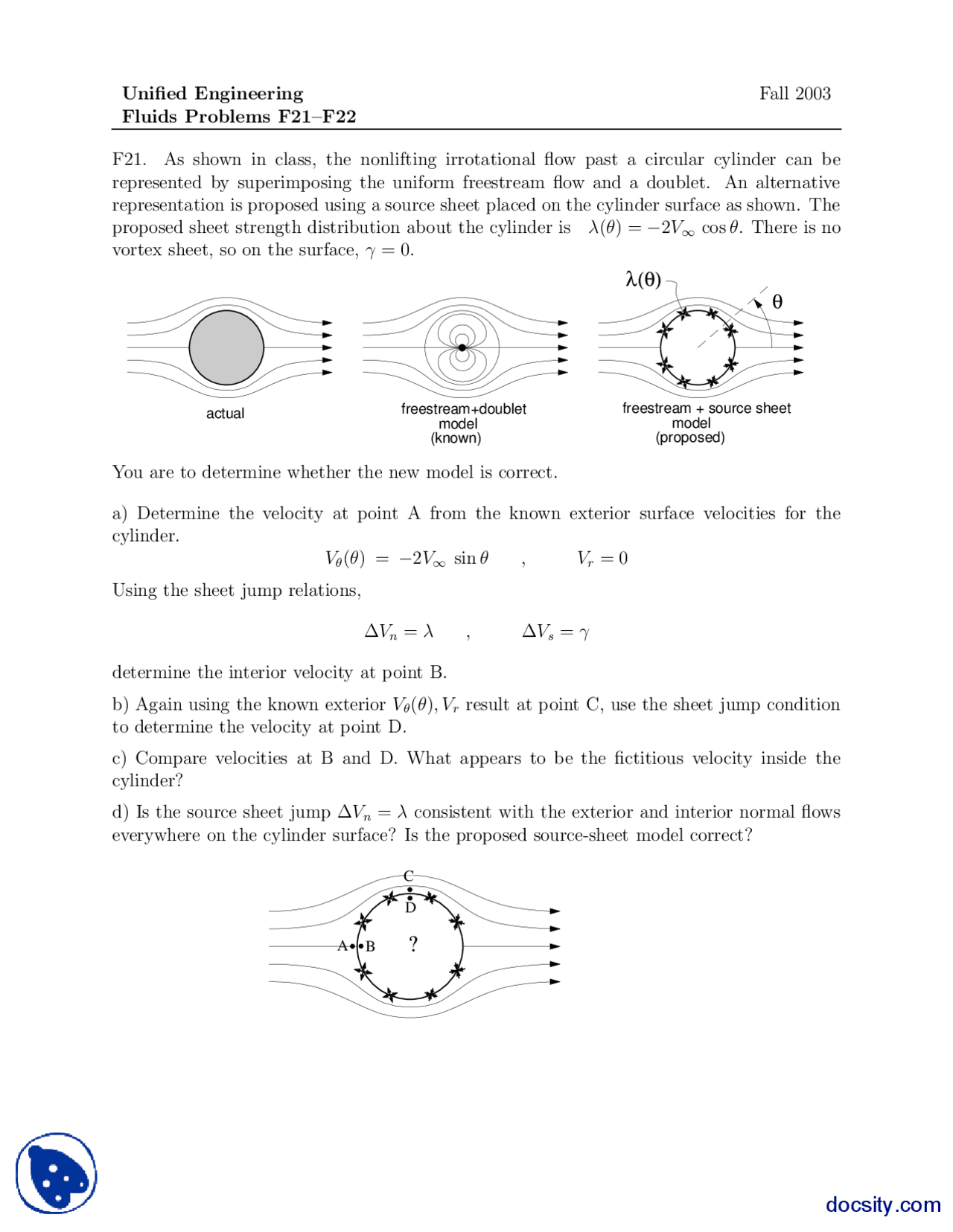 Laminar And Turbulant Flows Basic Unified Engineering Assignment Docsity