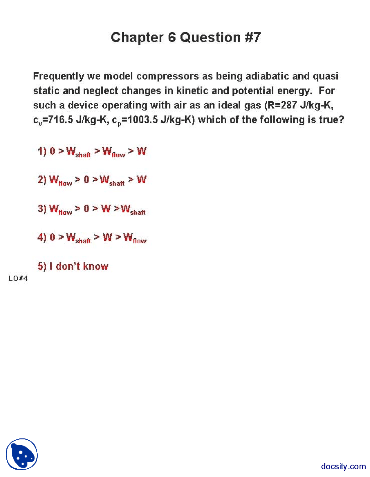 Integral Momentum Equation Part 7 Thermo Propulsion Quiz Docsity