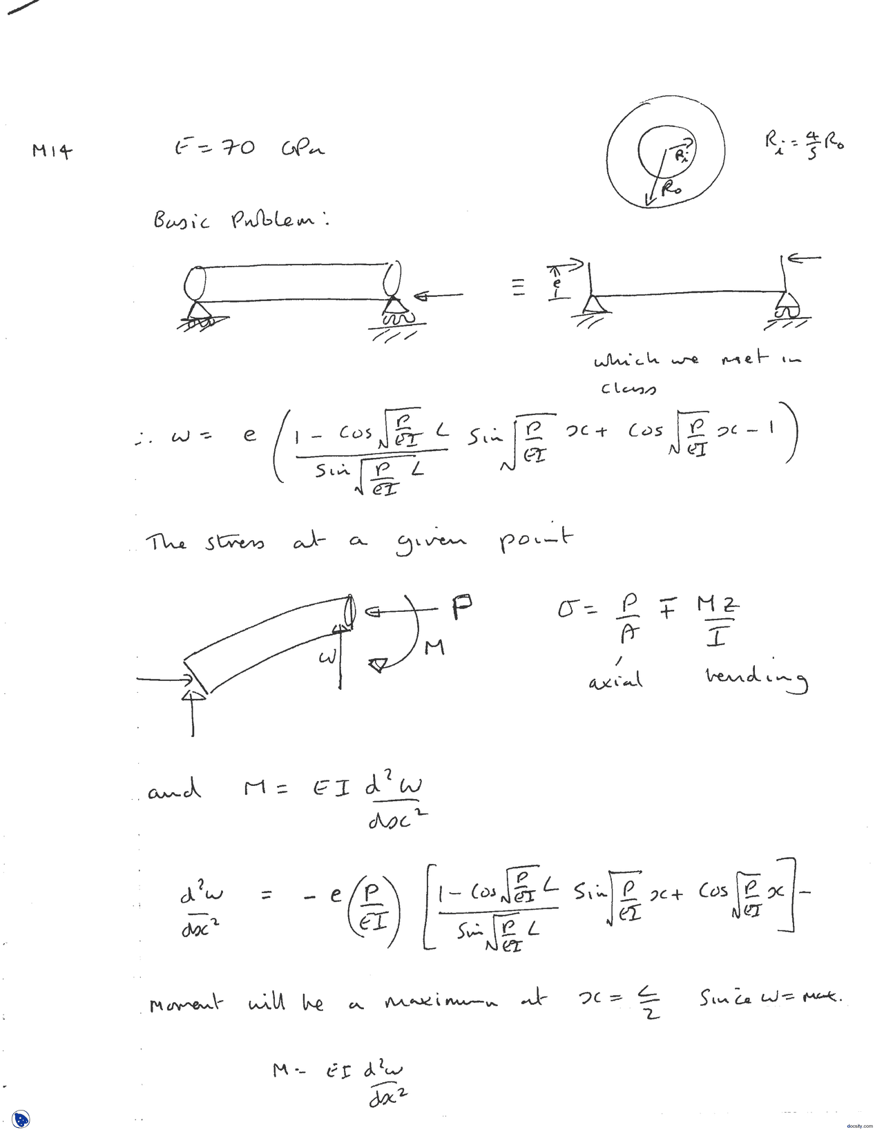 Pin Bar System Part 4 Advanced Unified Engineering Assignment Solution