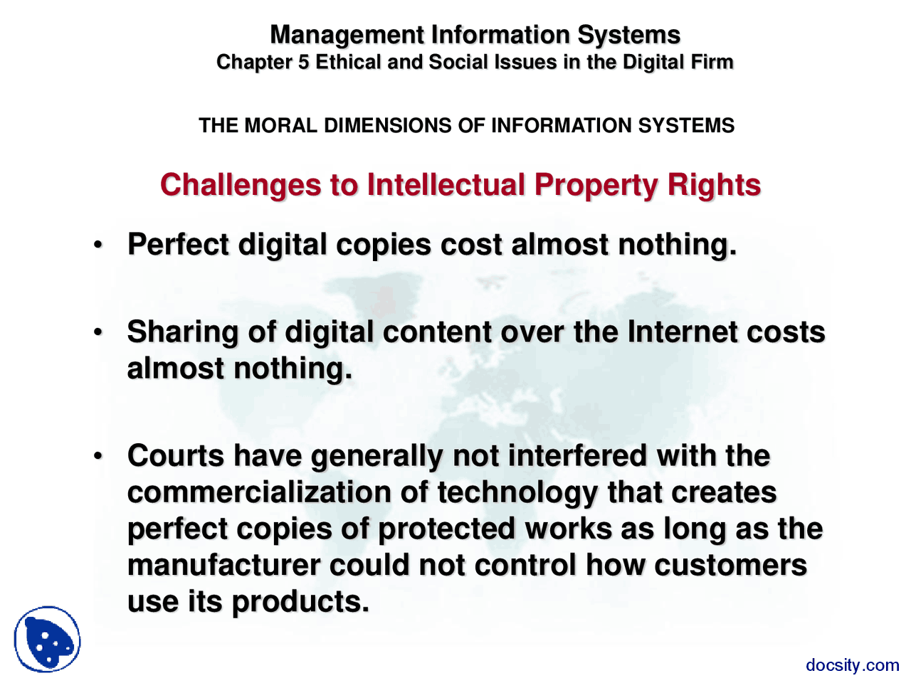 Ethical and Social Issues in the Digital Firm Part 5-Sofware Development And Management of ...