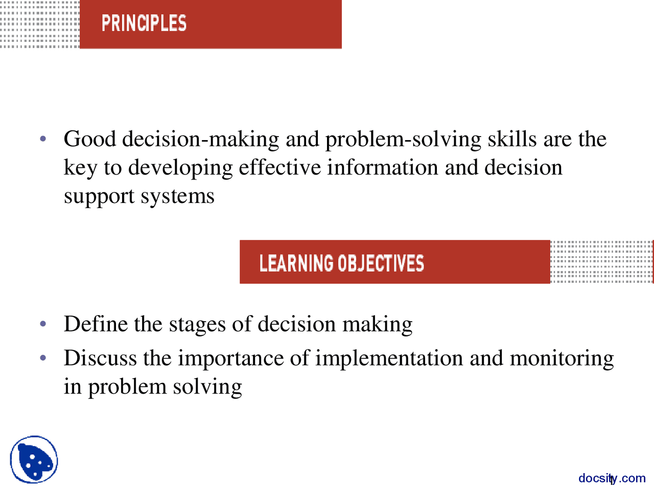 Decision Making And Problem Solving Sofware Development And Management
