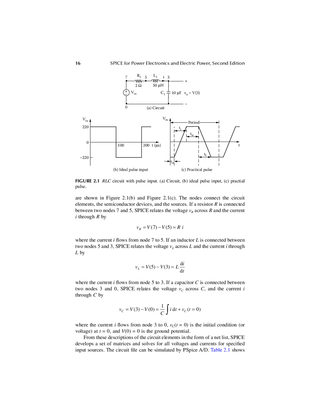 Chapter 2-SPICE for Power Electronics and Electric Power-Book | Lecture ...