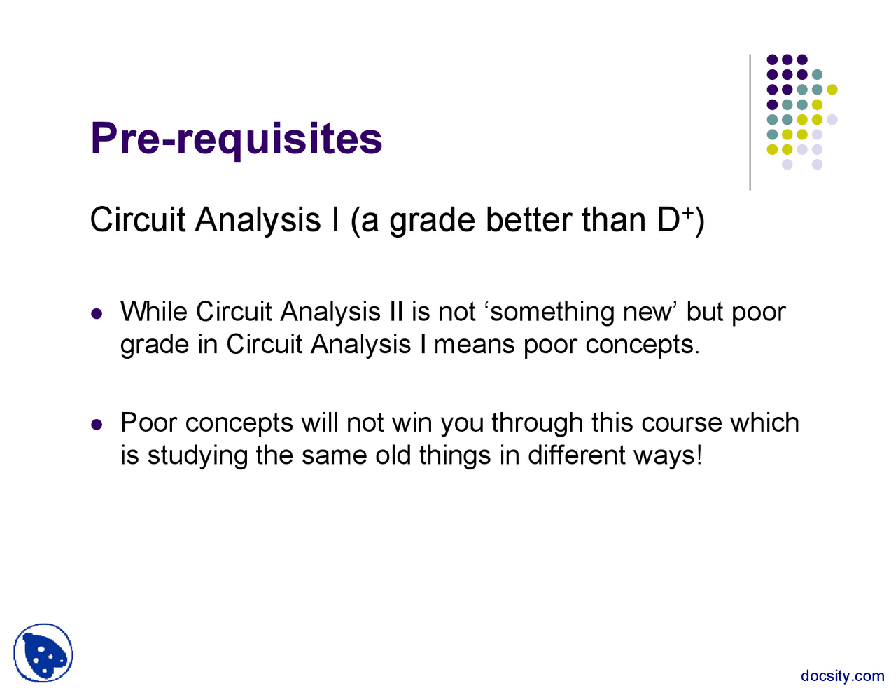 Course Introduction And Marks Distribution Advanced Circuit Analysis