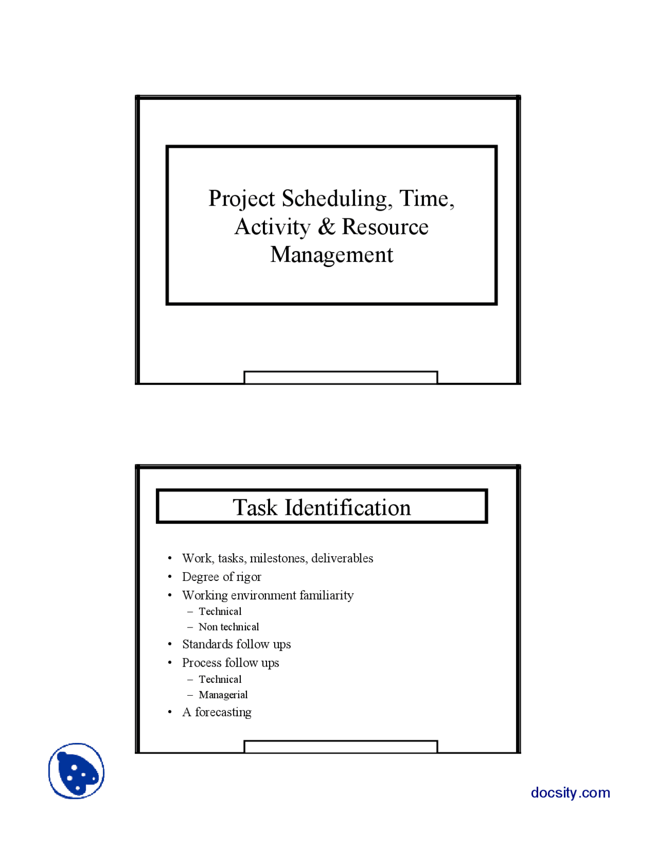 Project Scheduling, Time, Activity And Resource Management-Engineering ...