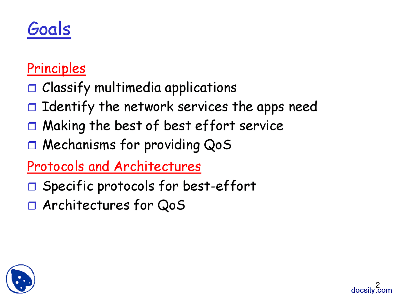 Multimedia Networking Computer Networking And Multimedia Applications Lecture Slides Slides