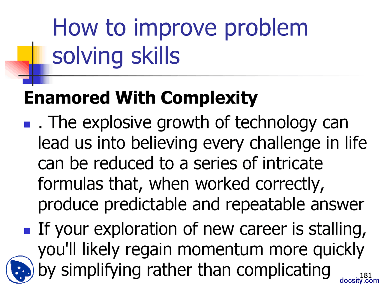 Improving Problem Solving Skills: Embracing Ambiguity and Effective ...