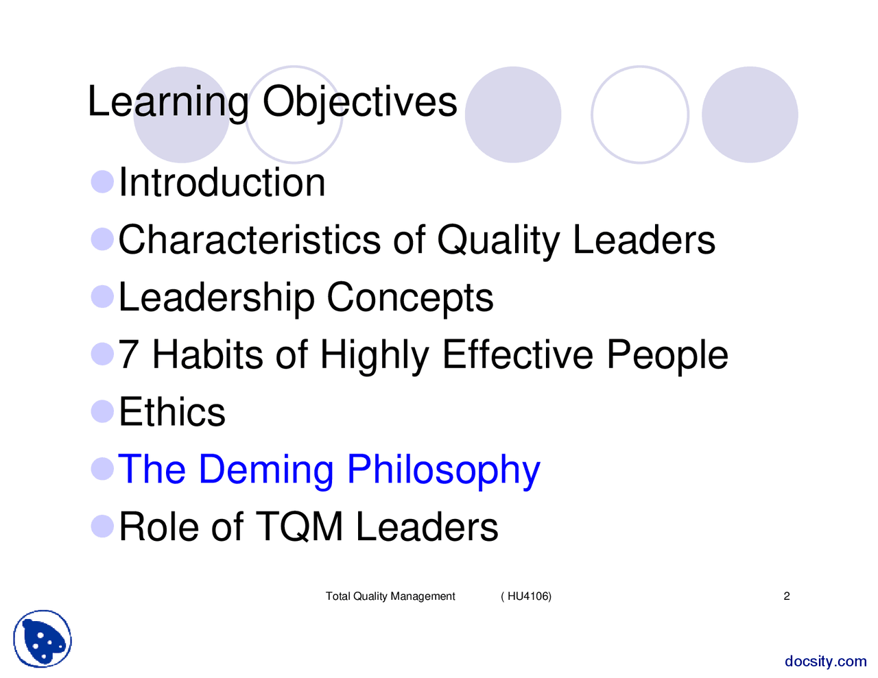 Leadership-Performance Measures And Quality Maintenance-Lecture Slides ...