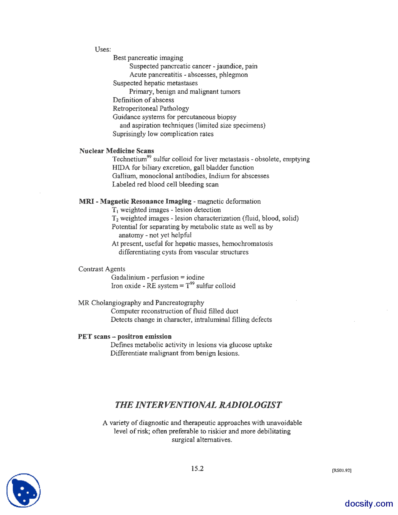 Imaging Of The Gi Tract Medicine And Pathophysiology Lecture Notes