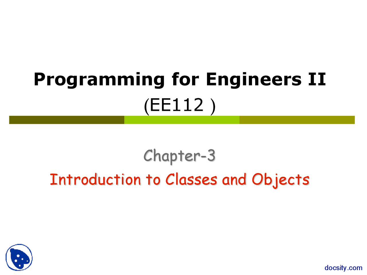 Introduction To Classes And Objects Advanced Programming For Engineers