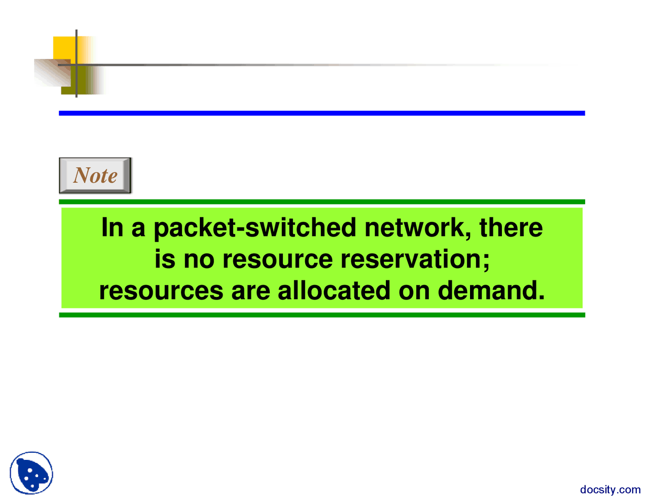 Packet Switching Principles Data Communication Systems Lecture Slides