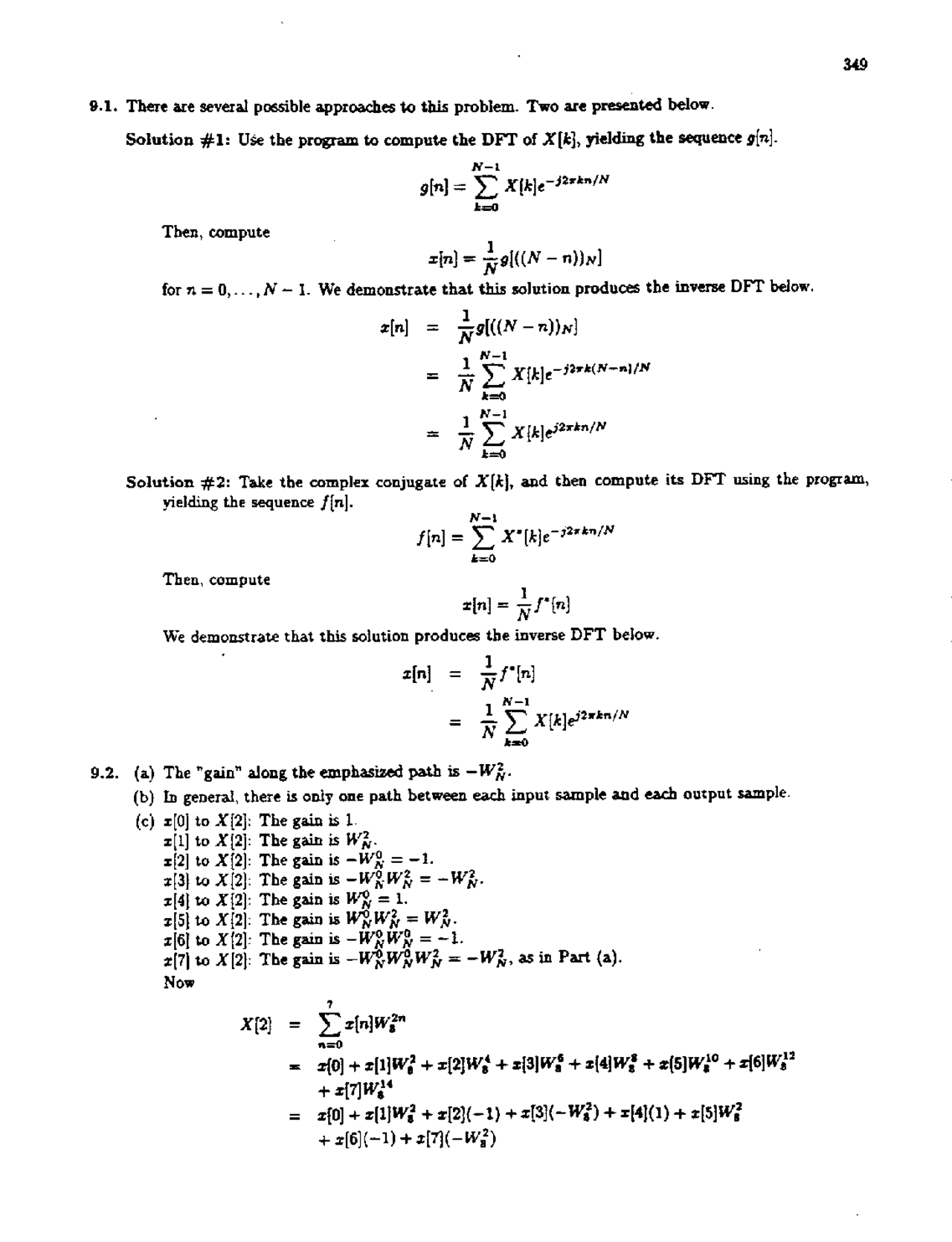 Discrete Fourier Transform Digital Signal Processing Assignment