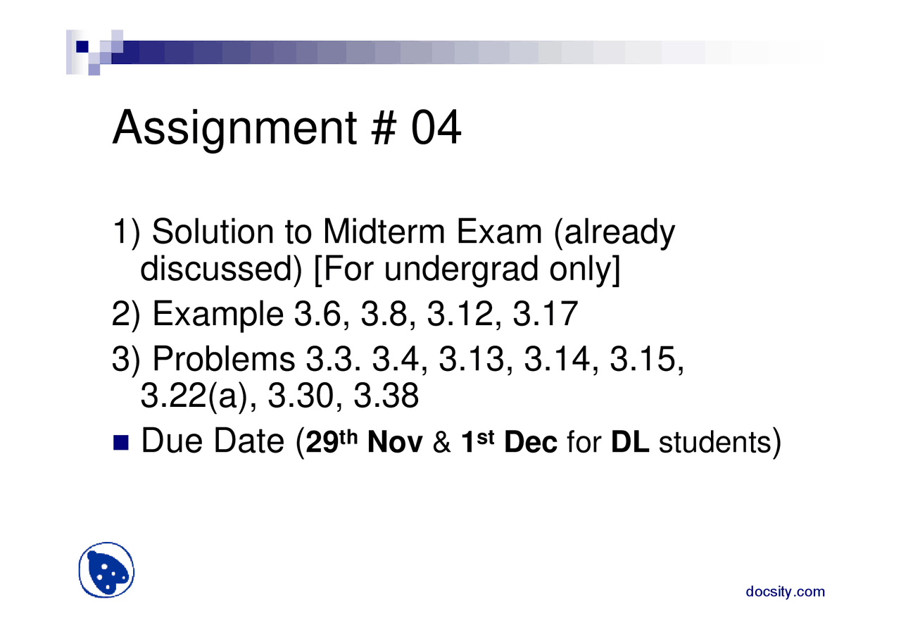 Fourier Transforms Communication Systems Lecture Slides Docsity