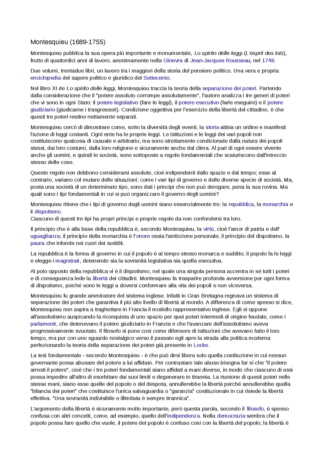 Montesquieu Docsity