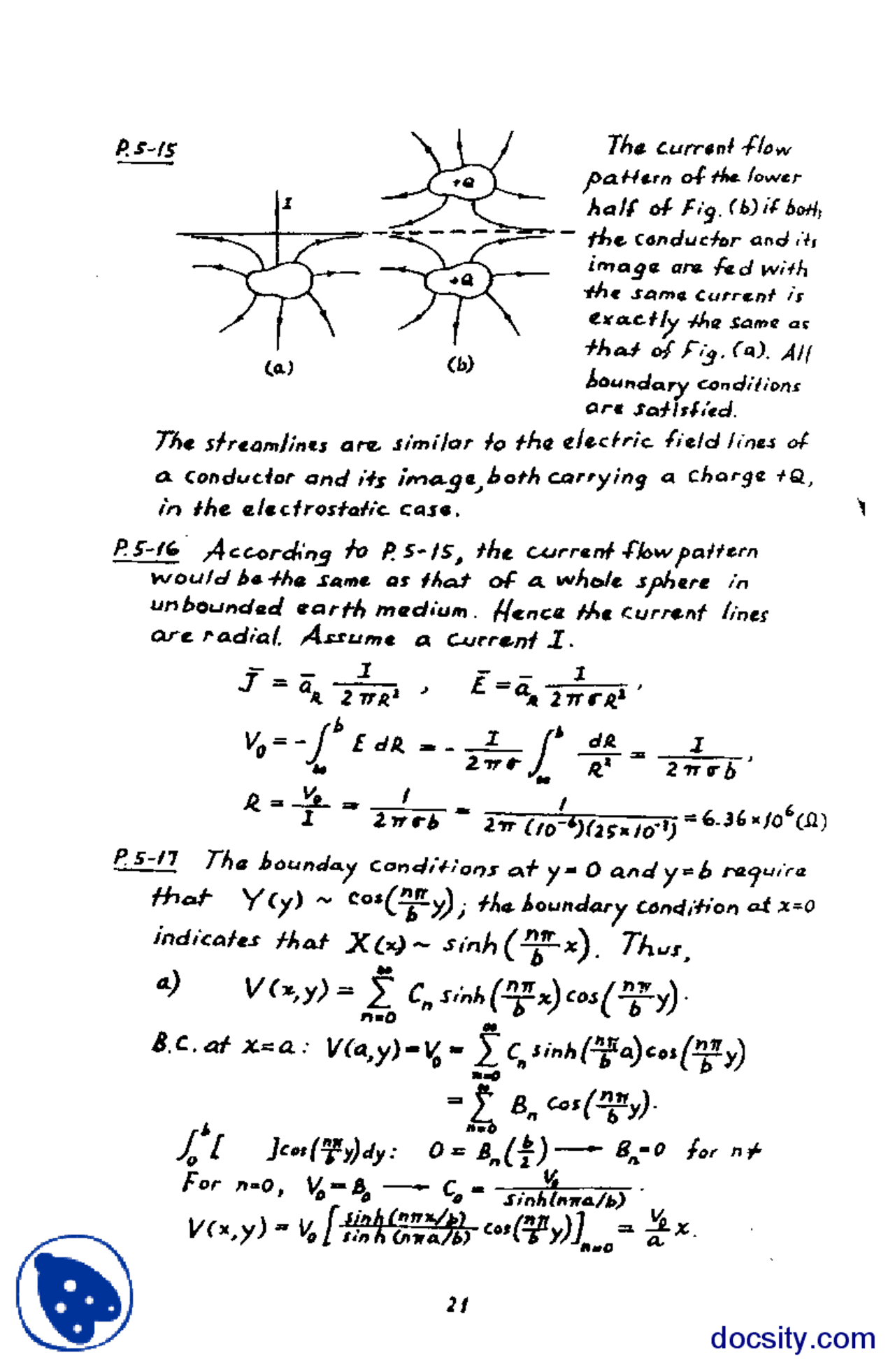Field And Wave Electromagnetic 2e Chapter 5 Elecctromegnatic Theory