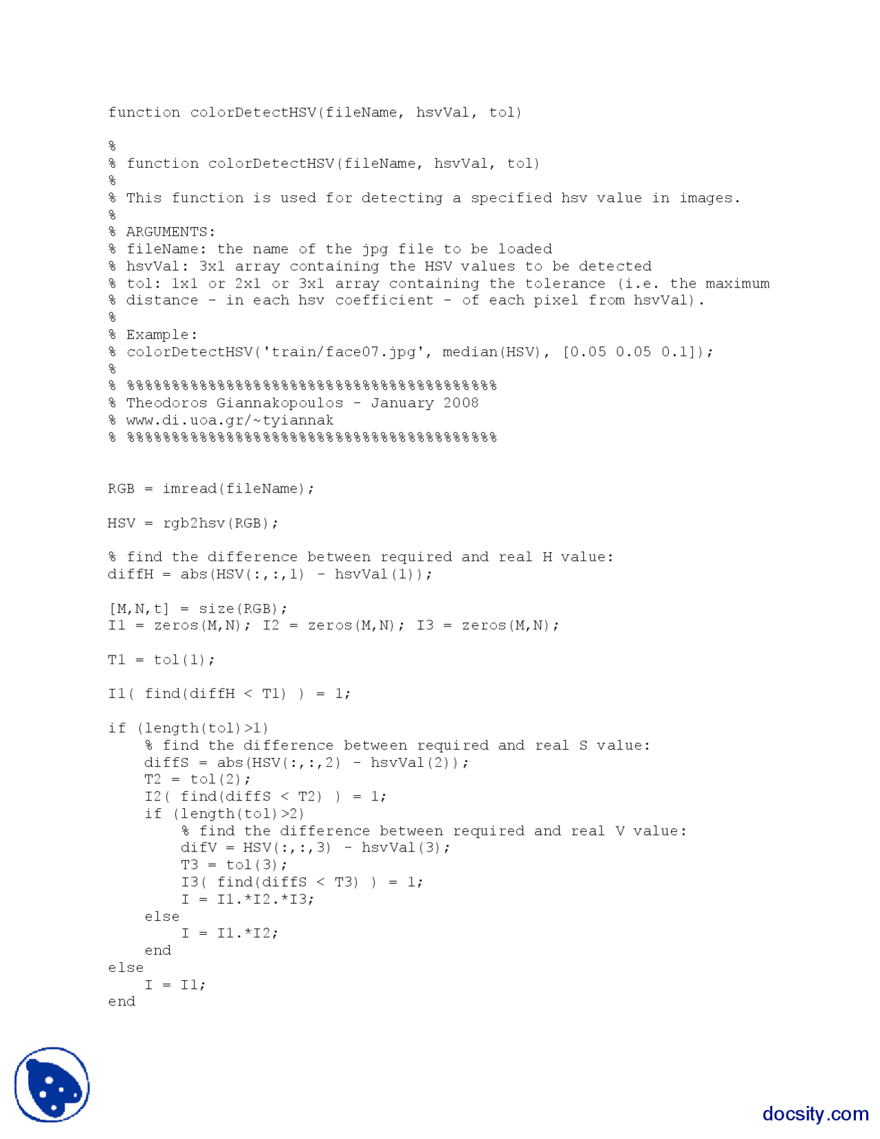 Colour Detection Part 1-Control Systems-Assignment - Docsity