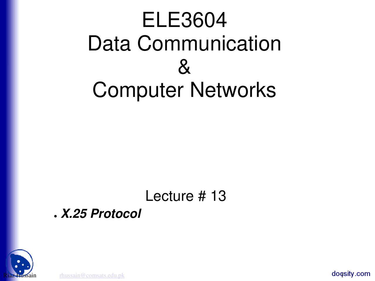X.25 Protocol: Understanding Data Communication and Computer Networks in ISDN | Slides Data ...