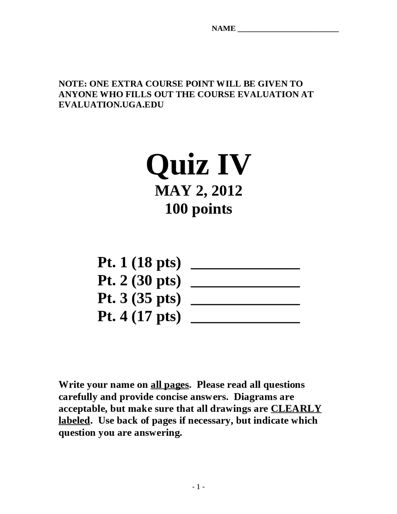 Quiz Iv Solutions Of Problems On Cell Biology Cbio 3400 Docsity