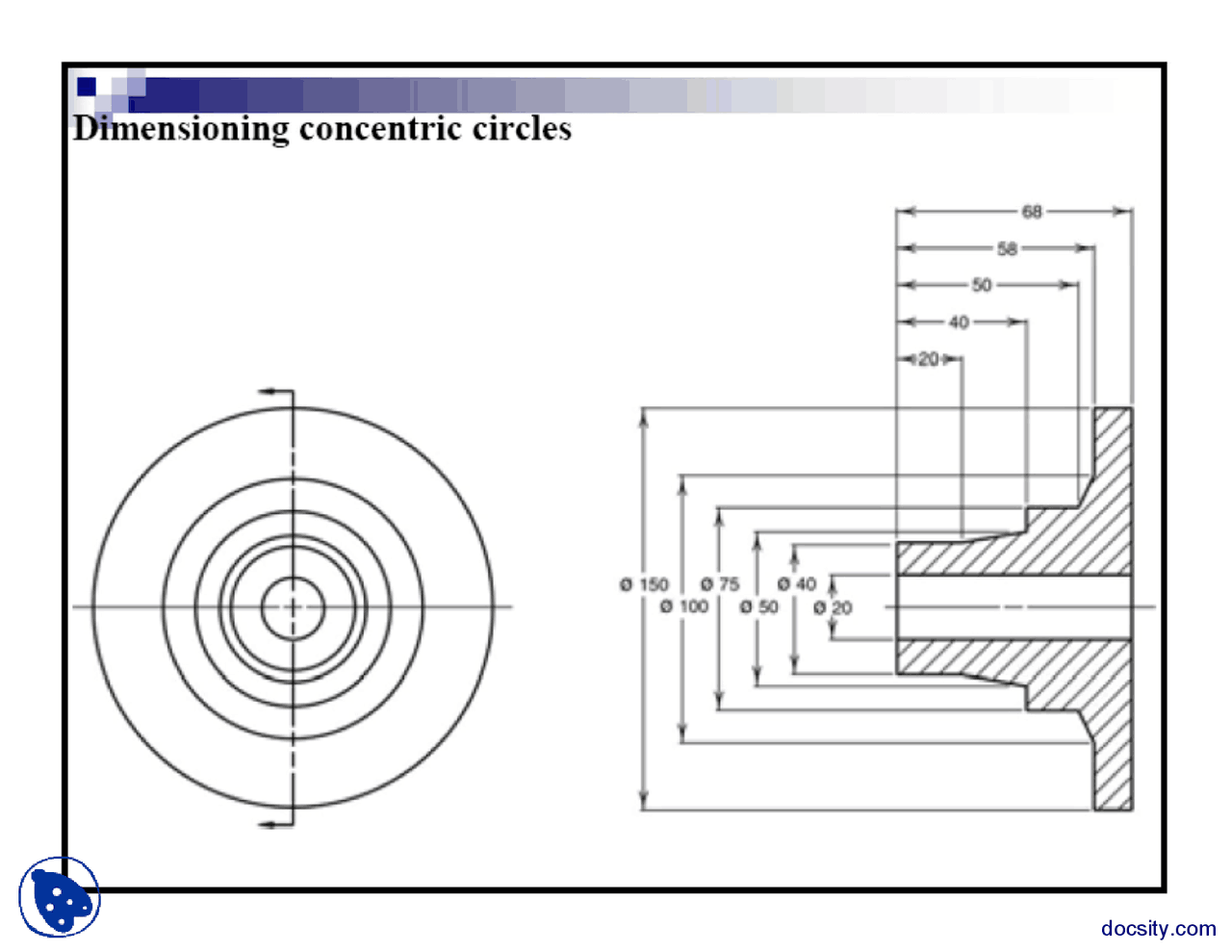 Dimensioning Part 4 Computer Aided Drawing Lecture Slides Docsity