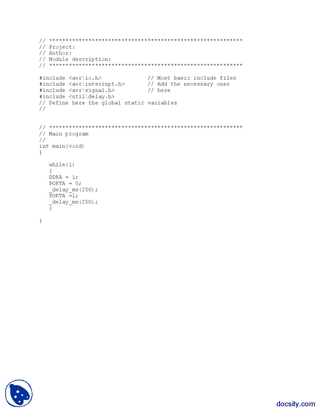 Delay Interfacing Microprocessor Codes Docsity